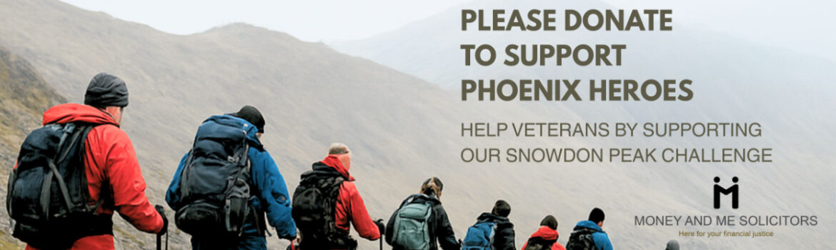 Money and Me Solicitors are fundraising for Phoenix Heroes CIC | Give as you Live Donate